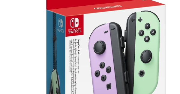 Dealmonday Nintendo Switch Joy Con Left Right Wireless Pastel Purple Pastel Green